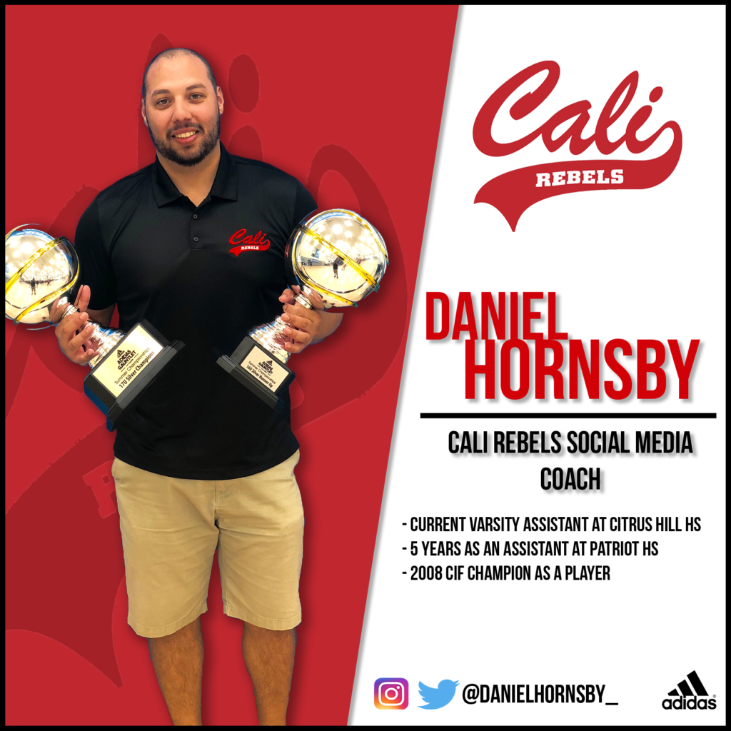 daniel hornsby social media - Cali Rebels Basketball