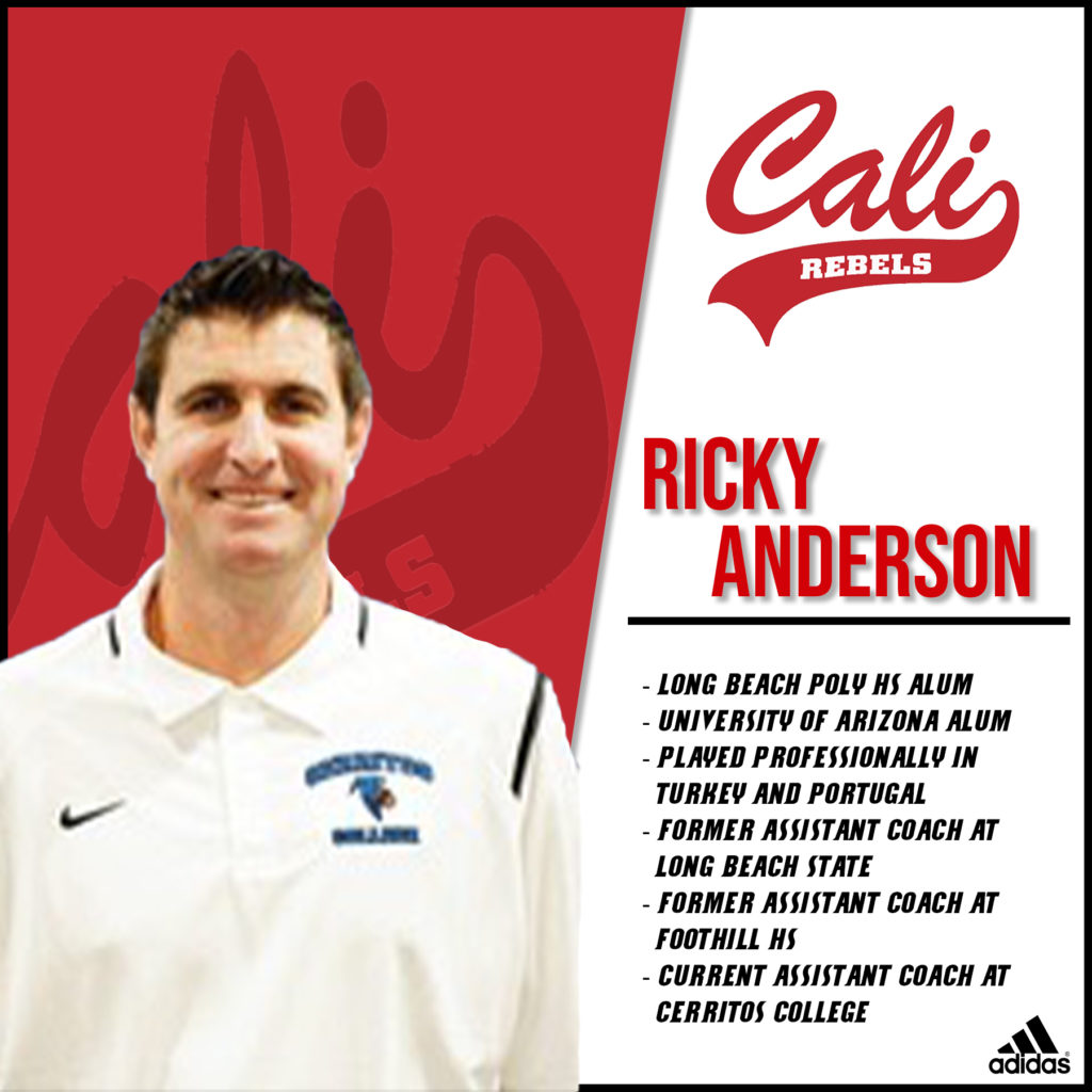 ricky anderson social media - Cali Rebels Basketball